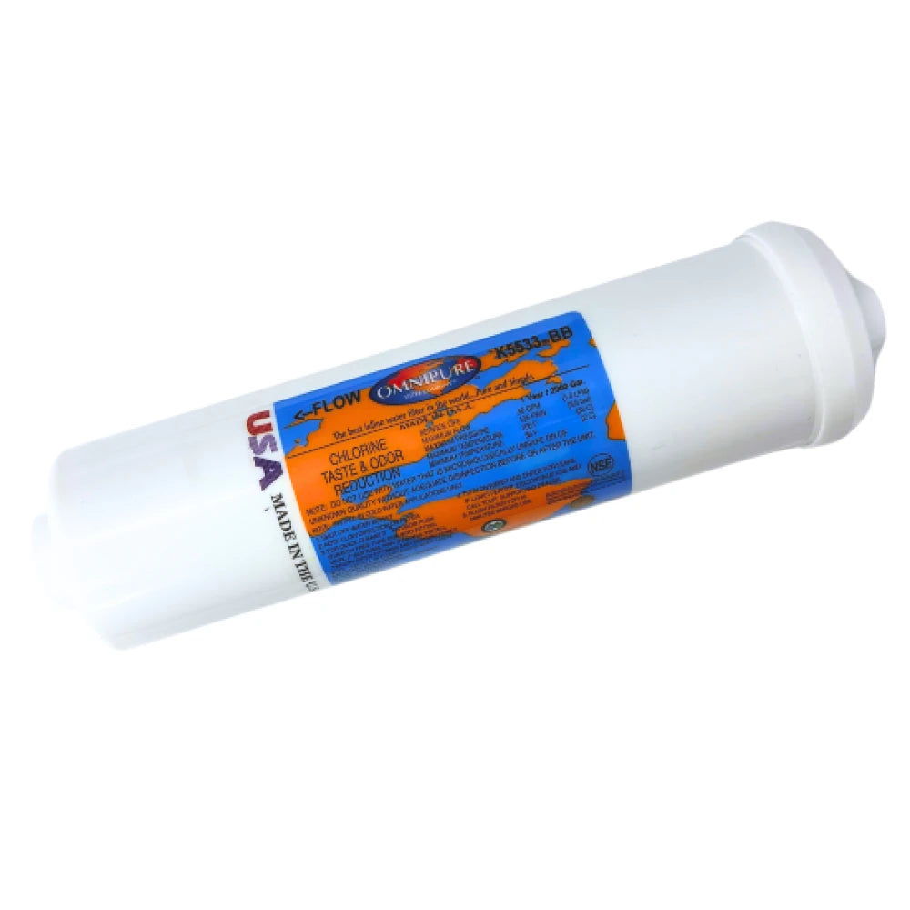 Inline Filter KDF/GAC “Large” (Pushfit Connection) – AquaFilter